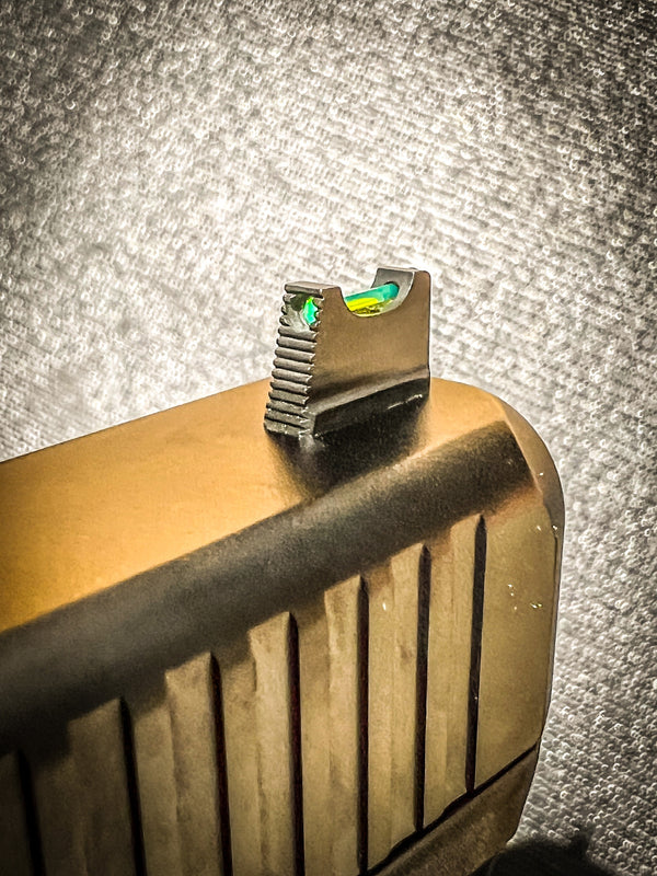 RB1 Pistol Mounted Optics Enhanced Combat Sights — Fiber Optic ...